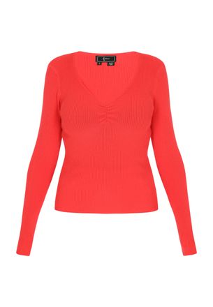 Faina Pullover Frauen Rot