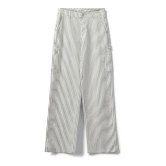 Sofie Schnoor Gestreifte Wei&szlig;e Hose - - Trousers - Damen - Wei&szlig; - XS