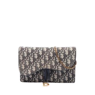 Dior Pre-owned Vintage Canvas Crossbody Bag - - Pre-owned - Damen - Blau - ONE SIZE