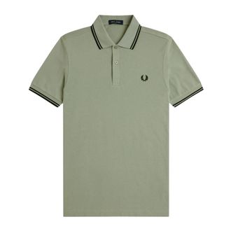 Fred Perry Herren, Oberteile, Gr&uuml;n, SGr&ouml;&szlig;e