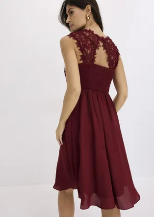 Bonprix Minikleid (1-tlg) f&uuml;r besondere Anl&auml;sse, aus Polyester, taillierte Passform