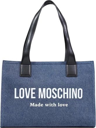 Love Moschino Femme, Sacs, Bleu, Taille: ONE Size Grand sac fourre-tout