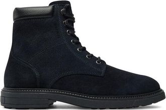 Tommy Hilfiger Stiefel Outdoor Suede FM0FM05193 Dunkelblau