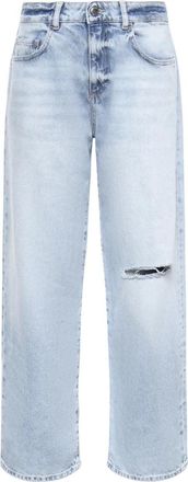 Icon Denim Los Angeles Femme, Jeans, Bleu, Taille: W25 Jeans Droits