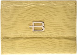 Baldinini Femme, Accessoires, Jaune, Taille: ONE Size Portefeuille Imprim&eacute; L&eacute;zard