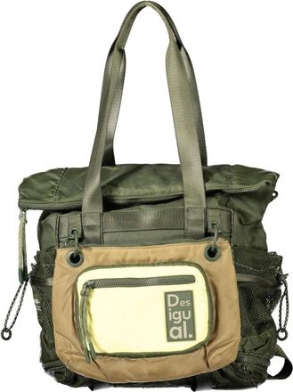Desigual Femme, Sacs, Vert, Taille: ONE Size Back Bag Neo Grunge Voyager