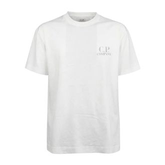 C.P. Company C.p. Company, Homme, Tops, Blanc, Taille: XL C.p. Company T-shirts et Polos