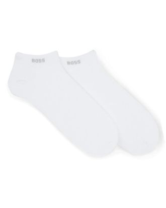 HUGO BOSS 2er Pack Sneakersocken mit Stretchanteil und Label-Schriftzug in