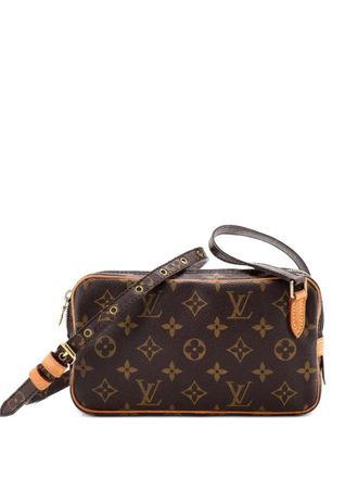 Louis Vuitton sac &agrave; bandouli&egrave;re monogramm&eacute; Pochette Marly Bandouli&egrave;re - Marron
