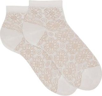 Dor&eacute; Dor&eacute; Chaussettes basses &agrave; motifs en coton m&eacute;lang&eacute;