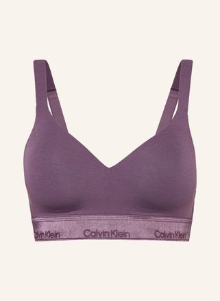 Calvin Klein Bustier Icon Cotton Modal Metallic lila