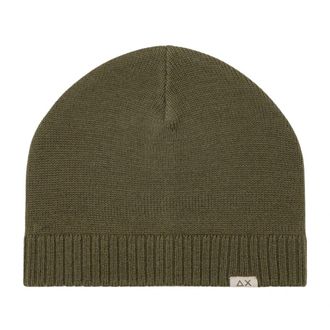 Sun 68 Cap Beanie Uncuffed - - Accessories - Herren - Gr&uuml;n - ONE SIZE