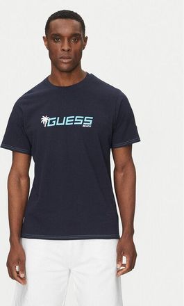 Guess T-Shirt F5GI06 I3Z14 Dunkelblau Regular Fit