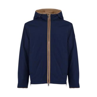 K-Way Veste Claudel en Laine Bond&eacute;e - Homme - Vestes - Bleu - Taille: L