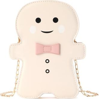 Generic Sac à bandoulière bonhomme en pain dépices, sac à main pour téléphone sur le thème de Noël pour les fêtes de vacances et les échanges de cadeaux, idéa