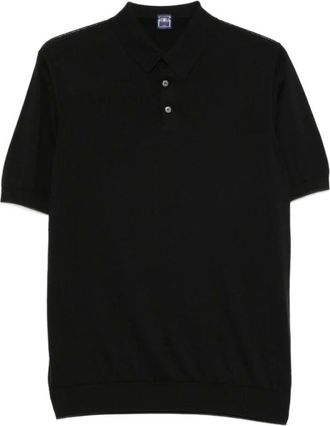 Fedeli Homme, Tops, Noir, Taille: 3XL Polo Col Rond