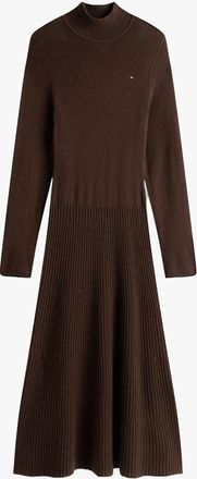 Tommy Hilfiger Robe midi &agrave; col montant en laine