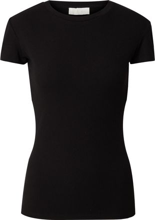 LeGer By Lena Gercke Cindy T-Shirt Damen Zeitloses Basic Kurzarmshirt Bequeme Passform