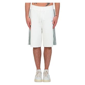 Autry Gestreifte Shorts - - Shorts - Herren - Wei&szlig; - M