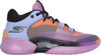Skechers Resagrip Gefleckt Sneaker f&uuml;r Herren (Violett/Orange)