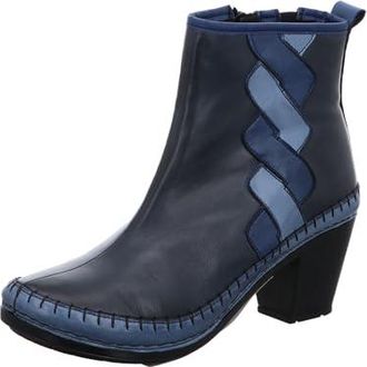 Gemini Bottines en Cuir pour Femmes 335352-02, Pointure:41 EU, La Couleur:Bleu