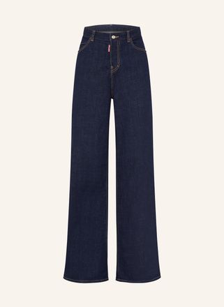 Dsquared2 Straight Jeans Traveller blau