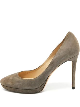 Jimmy Choo London escarpins en daim 110 mm - Tons neutres