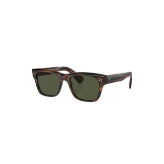 Oliver Peoples unisex, Accessoires, Brun, Taille: 52 MM Birell Sun Lunettes de soleil