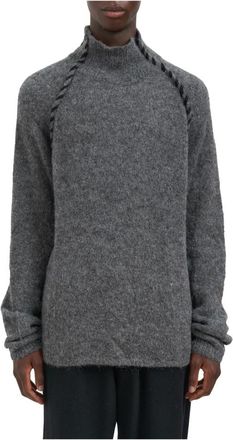 Thom Krom Femme, Pulls, Gris, Taille: 40 FR Mmk125 Turtleneck