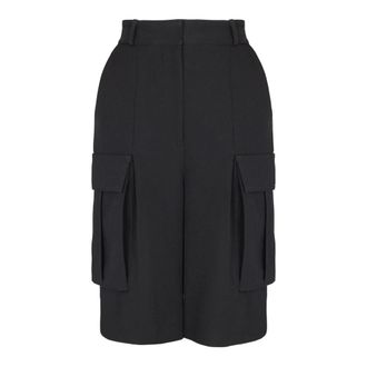 Balmain Bermudashorts aus Grain de Poudre-Wolle - - Shorts - Damen - Schwarzk - S