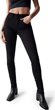 Salsa Secret Skinny True Black, Jeans Femme, Azul