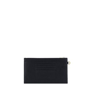Saint Laurent Womens Black Calf Leather Bos Taurus Wallet