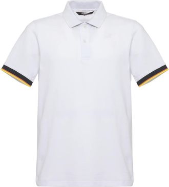 K-Way Homme, Tops, Blanc, Taille: 2XL Vinnie Pique Slim Polo
