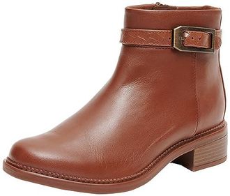 Clarks Womens Maye Grace Chelsea Boot, Marron clair/cuir, 38 EU