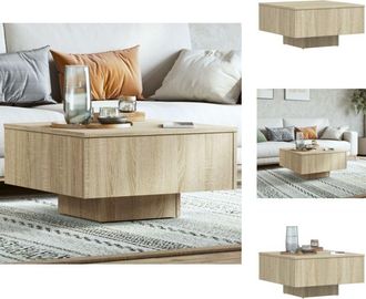 vidaXL Vidaxl - Couchtisch Sonoma-Eiche 60x60x31,5 cm Holzwerkstoff - Couchtisch - Esszimmertisch - Wohnzimmereinrichtung - Holzwerkstoff - Sonoma-Eiche