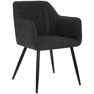 Atmosphera Atmosphera - Fauteuil De Diner Visoca Noir
