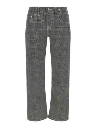 R13 Pantalons D&eacute;contract&eacute;s - Blanc