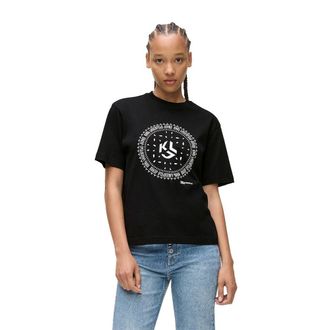 Karl Lagerfeld Regular Bandana Tee, Black, M