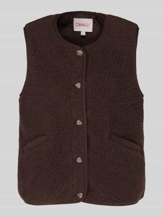 Only Regular Fit Weste in Teddyfell-Optik Modell BABY
