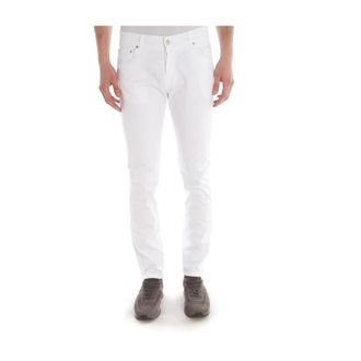 Daniele Alessandrini Wei&szlig;es Freizeithemd Pj4610L1003531 - - Jeans - Herren - Wei&szlig; - W38