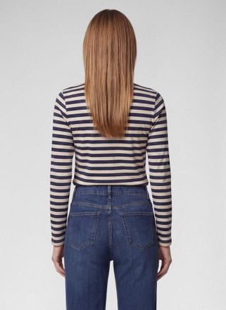 Rabe 3/4-Arm-Shirt mit Rundhals und im Streifen-Look