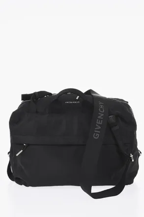 Givenchy Maxi Nylon Bag with Logo Strap Givenchy