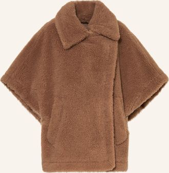 Max Mara Cape Tebe Mit Kamel braun