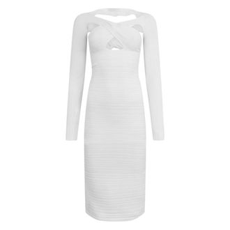 Philosophy di Lorenzo Serafini Robe Longue - Femme - Robes - Blanc - Taille: 36 FR