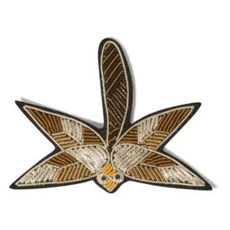 Macon & Lesquoy Libelle bestickte Brosche