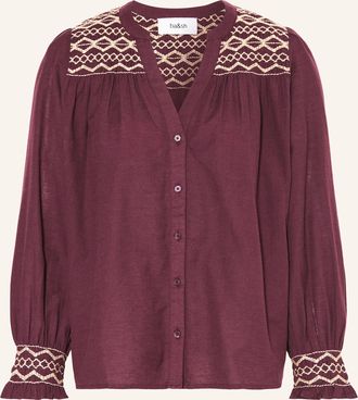 BA&SH Ba&Sh Bluse Samantha Mit Stickereien rot