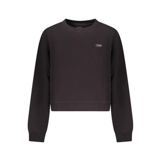 Tommy Hilfiger Schwarzes Baumwoll-Damen-Sweatshirt