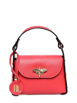 Anna Luchini Rot Rindsledertasche