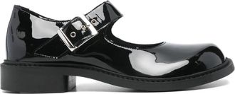 Philéo Ballerinas aus Lackleder mit Schnalle - Schwarz