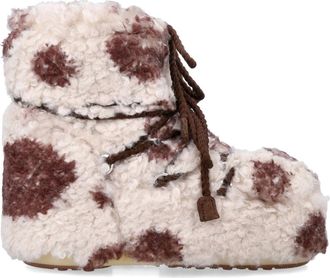 Moon Boot unisex, Chaussures, Beige, Taille: 39 EU Icon Low Curly Boot